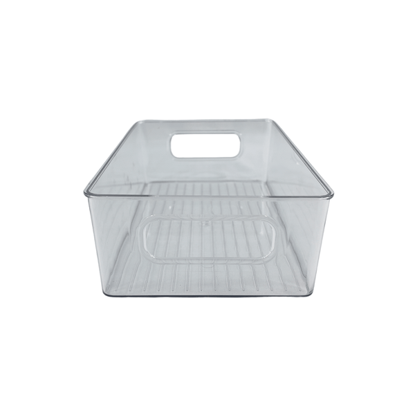 Mini Clear Bathroom Tub – Stackable Storage Box – Imperial Glass and Timber