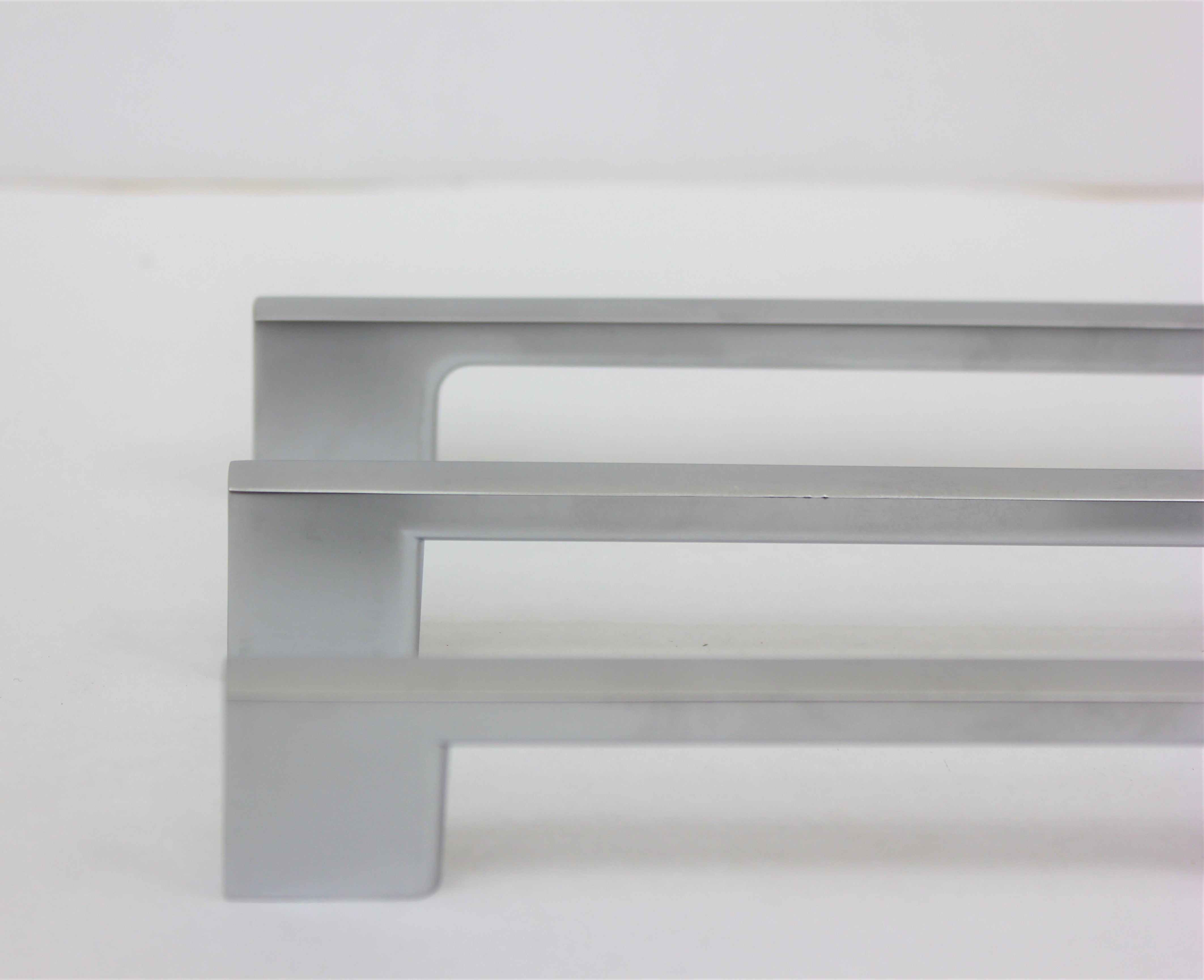 Brushed Silver Modern handles | Contemporary Handles | In Stock ...