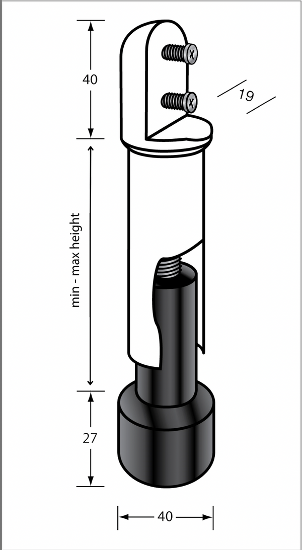 Partition Legs 200mm | Toilets and Wet areas | In Stock - Imperial ...